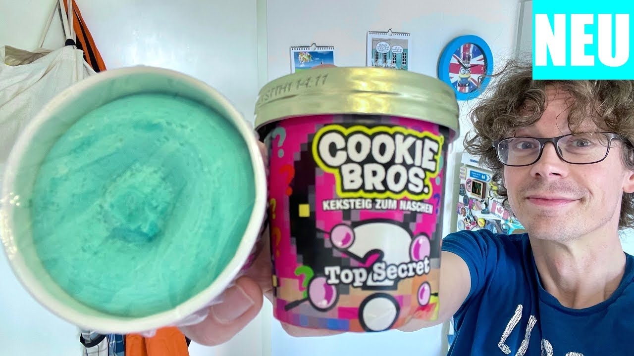 Cookie Bros Top Secret: Wie schmeckt der blaue Keksteig? - YouTube