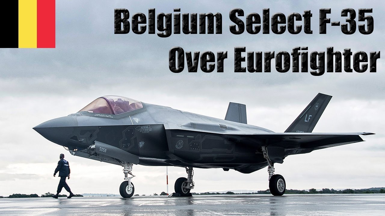 Belgium chooses Lockheed's F-35 over Eurofighter - YouTube