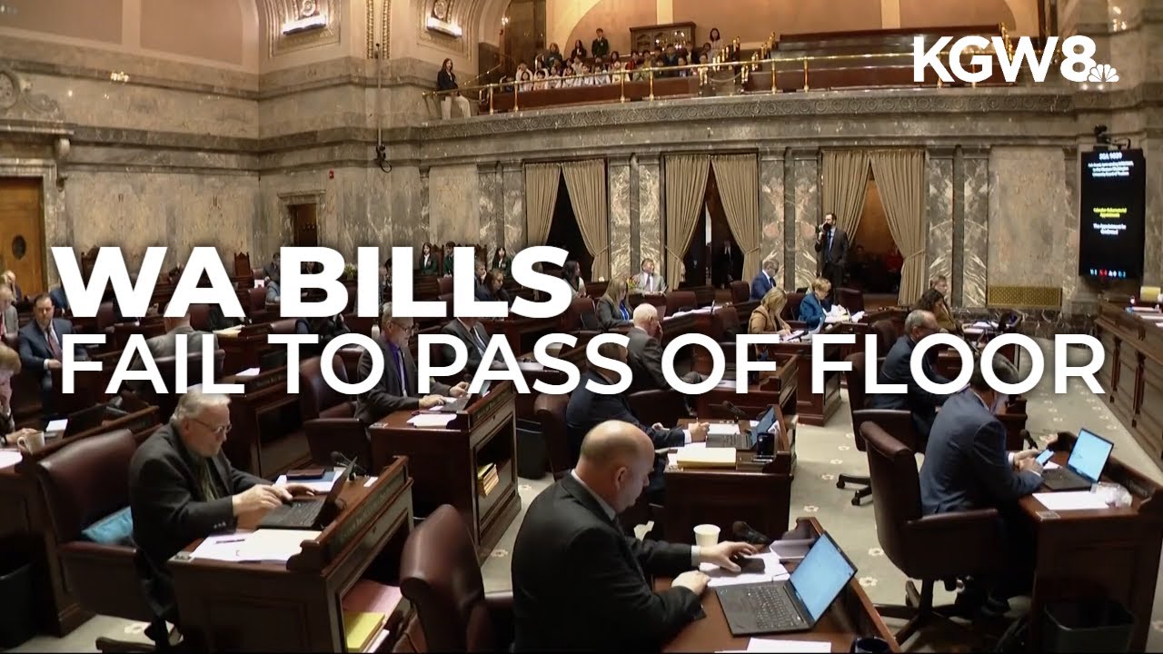 Bills in Washington state legislature must try again next year - YouTube