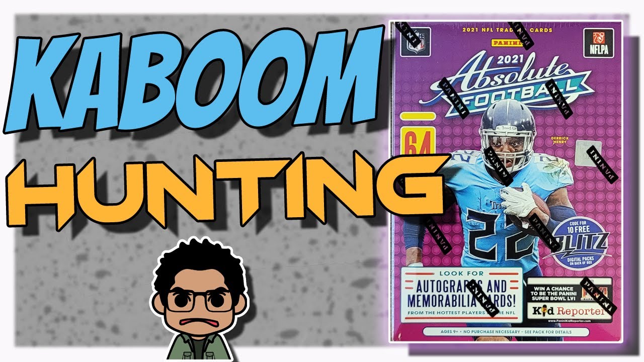 2021 Absolute Football Blaster Box. Kaboom Hunting - Ah Man 😬 - YouTube