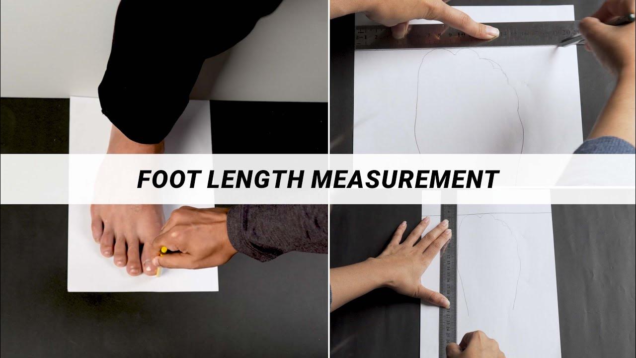 How To Measure Foot Length - YouTube