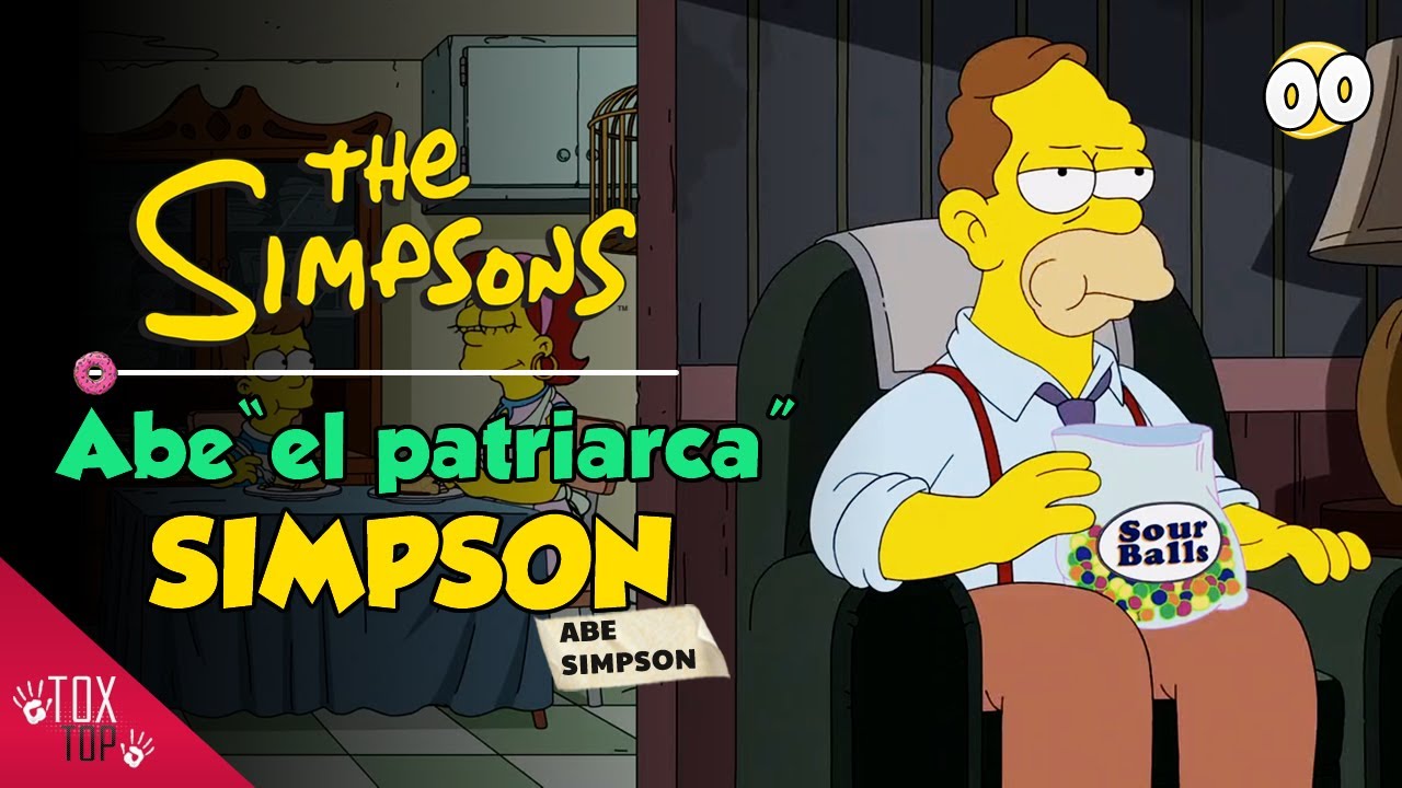 Mal padre, buen abuelo, este es: Abe Simpson | Los Simpson - YouTube