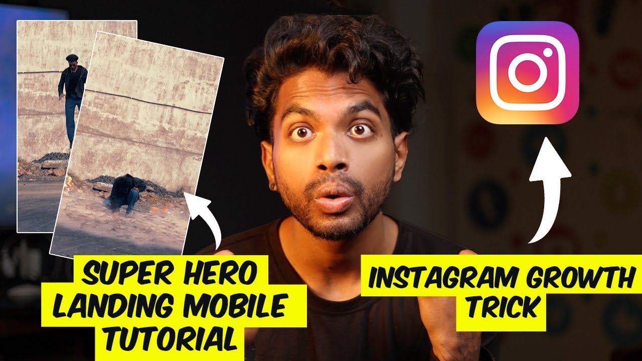 Super Hero Landing Tutorial | Instagram Growth Tips | Pranav PG - YouTube