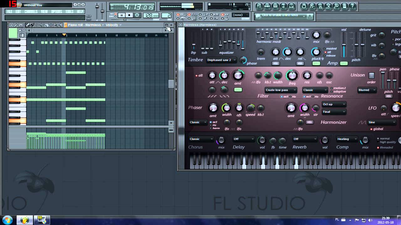 David Guetta ft. Usher - Without You (Harmless) FL STUDIO - YouTube