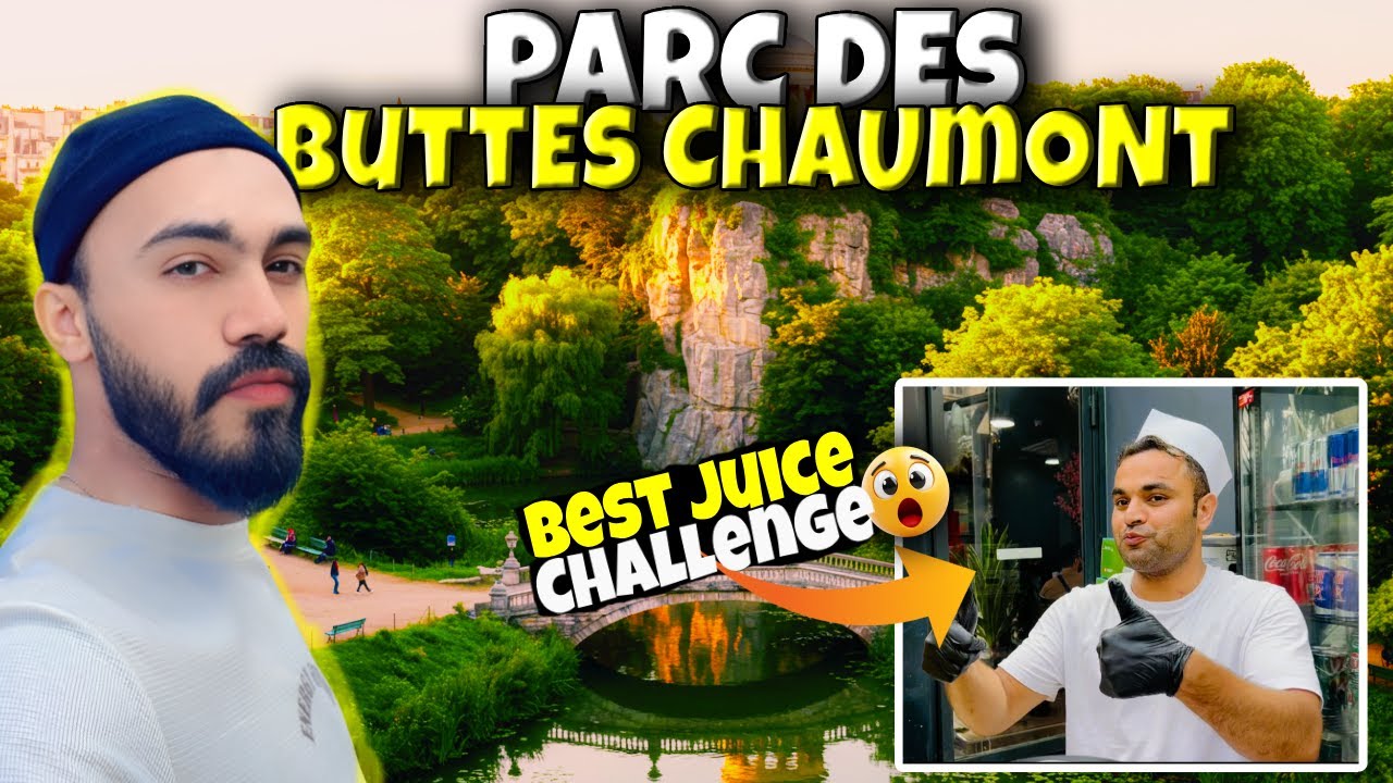 Paris 5th Largest Park | Fresh Juice Challenge in Paris - YouTube