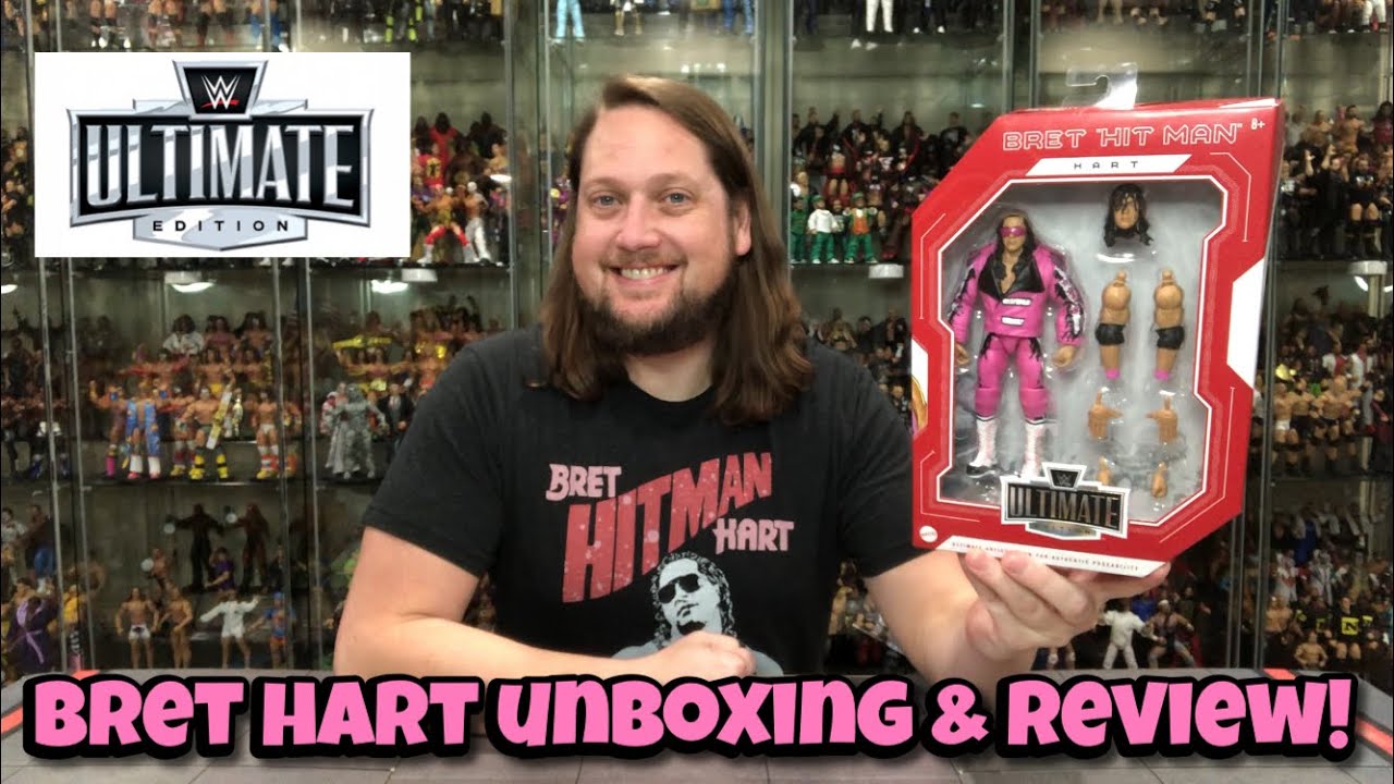 Bret “Hitman” Hart WWE Ultimate Edition Exclusive Unboxing & Review ...