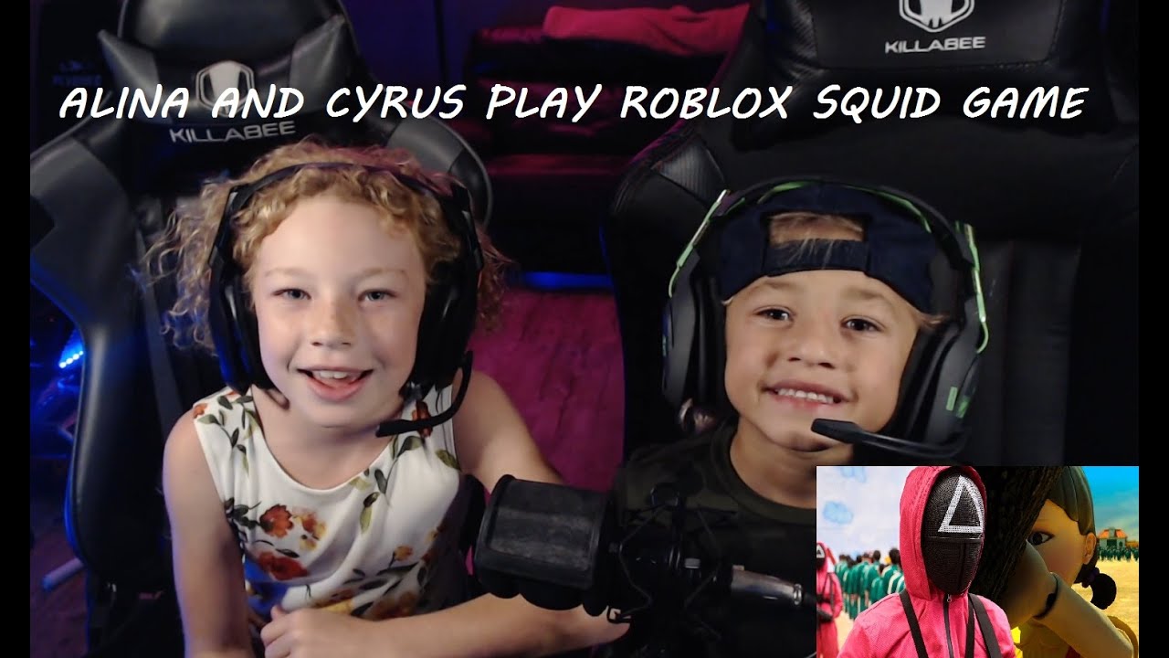 ROBLOX SQUID GAME with ALINA and CYRUS!!! - YouTube