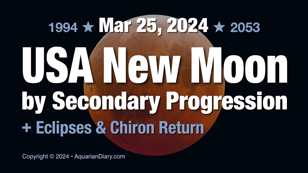 USA Progressed New Moon - March 25, 2024 - YouTube