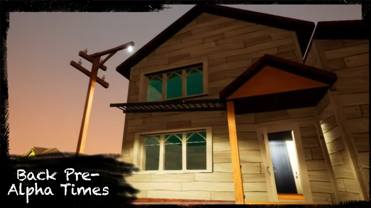 HELLO NEIGHBOR MOD KIT - BACK PRE-ALPHA TIMES - YouTube