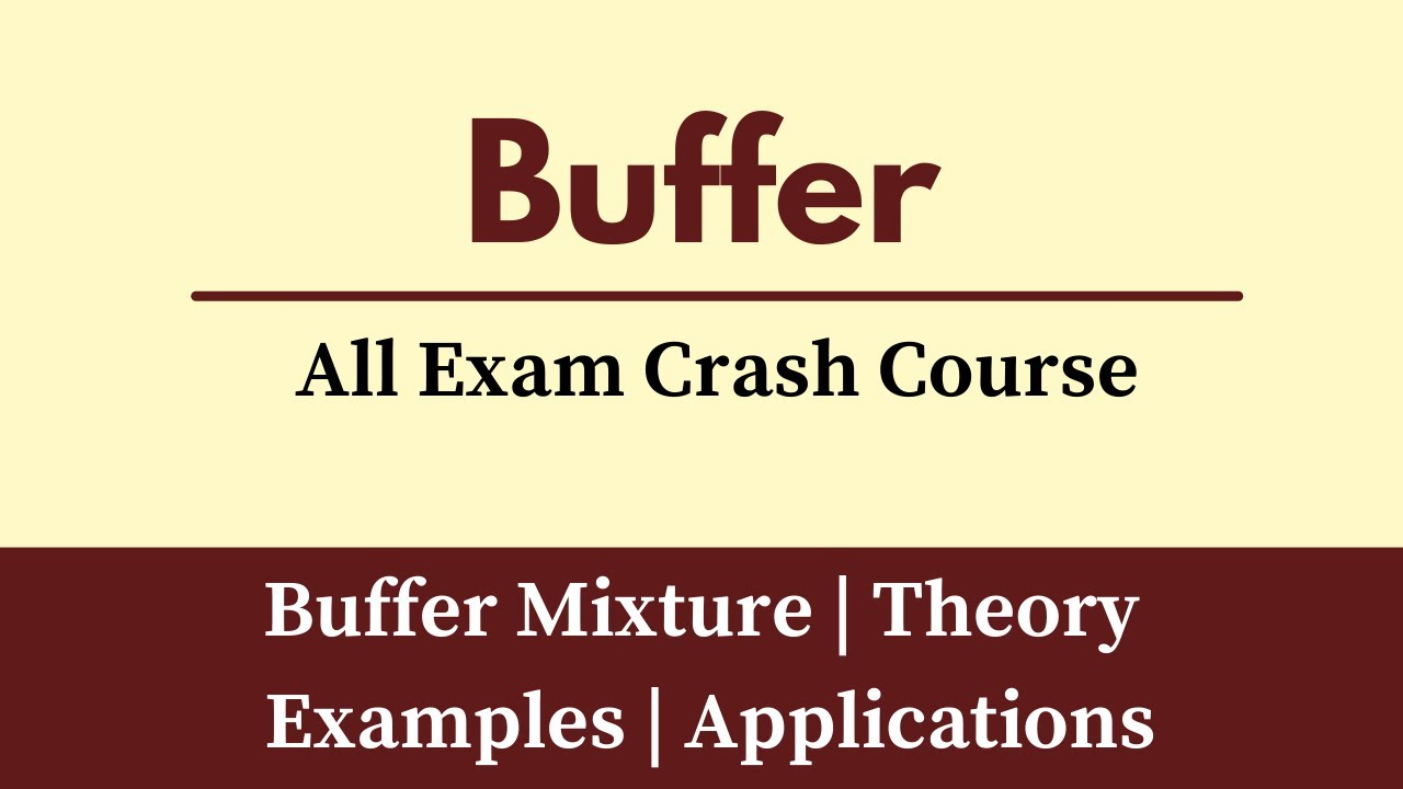 What Is Buffer Solution And Its Types || Buffer Solution Theory ...
