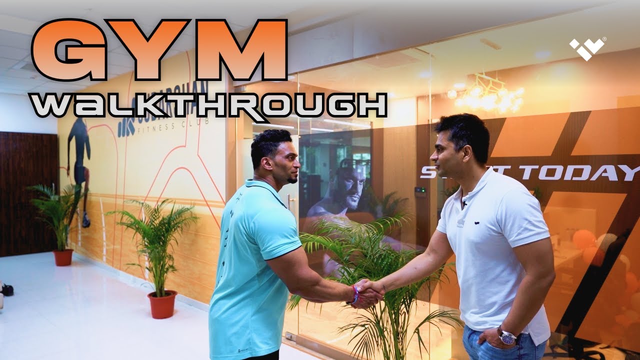 Gym Walkthrough with IFBB Pro Sunit Jadhav ft. Sudarshan Fitness - YouTube