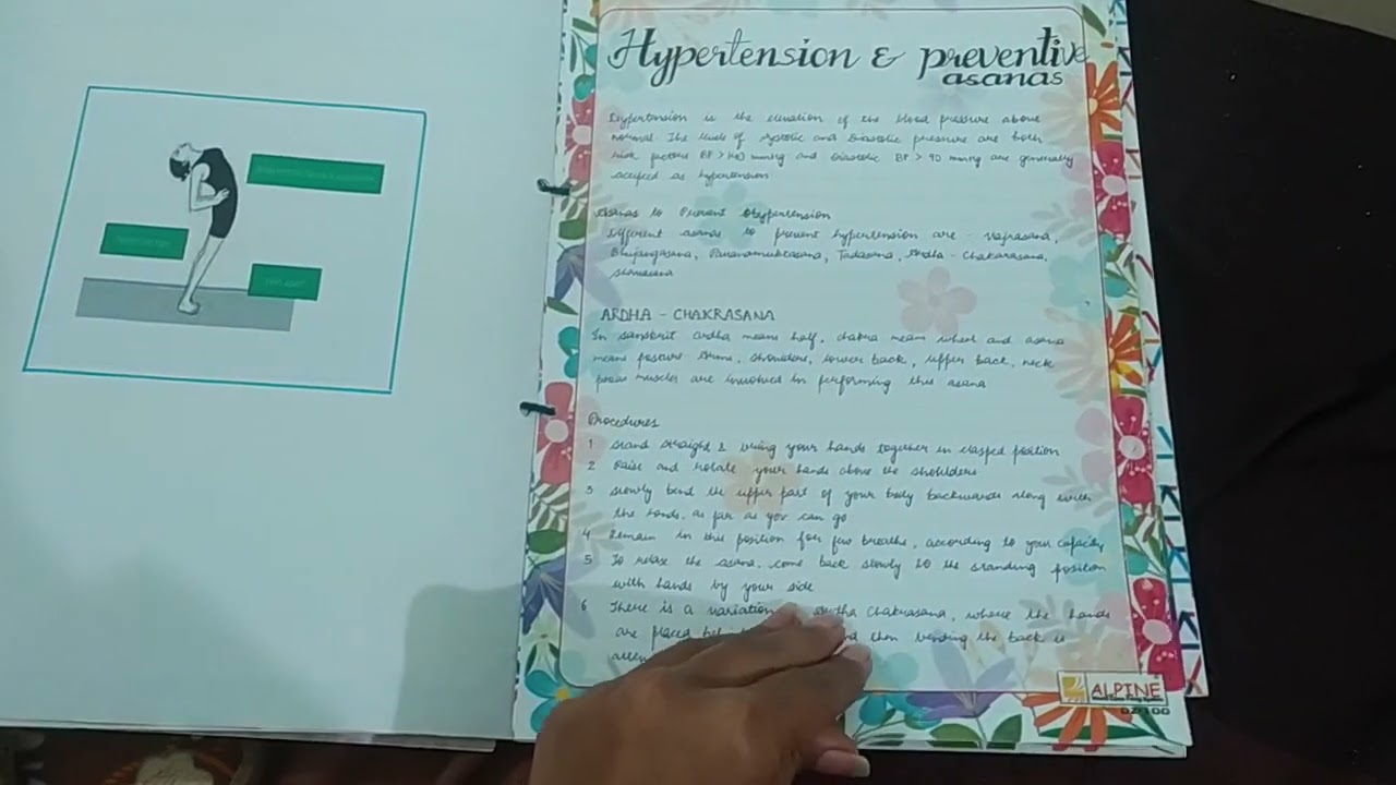 Project on lifestyle diseases and yoga asanas || physical education ...