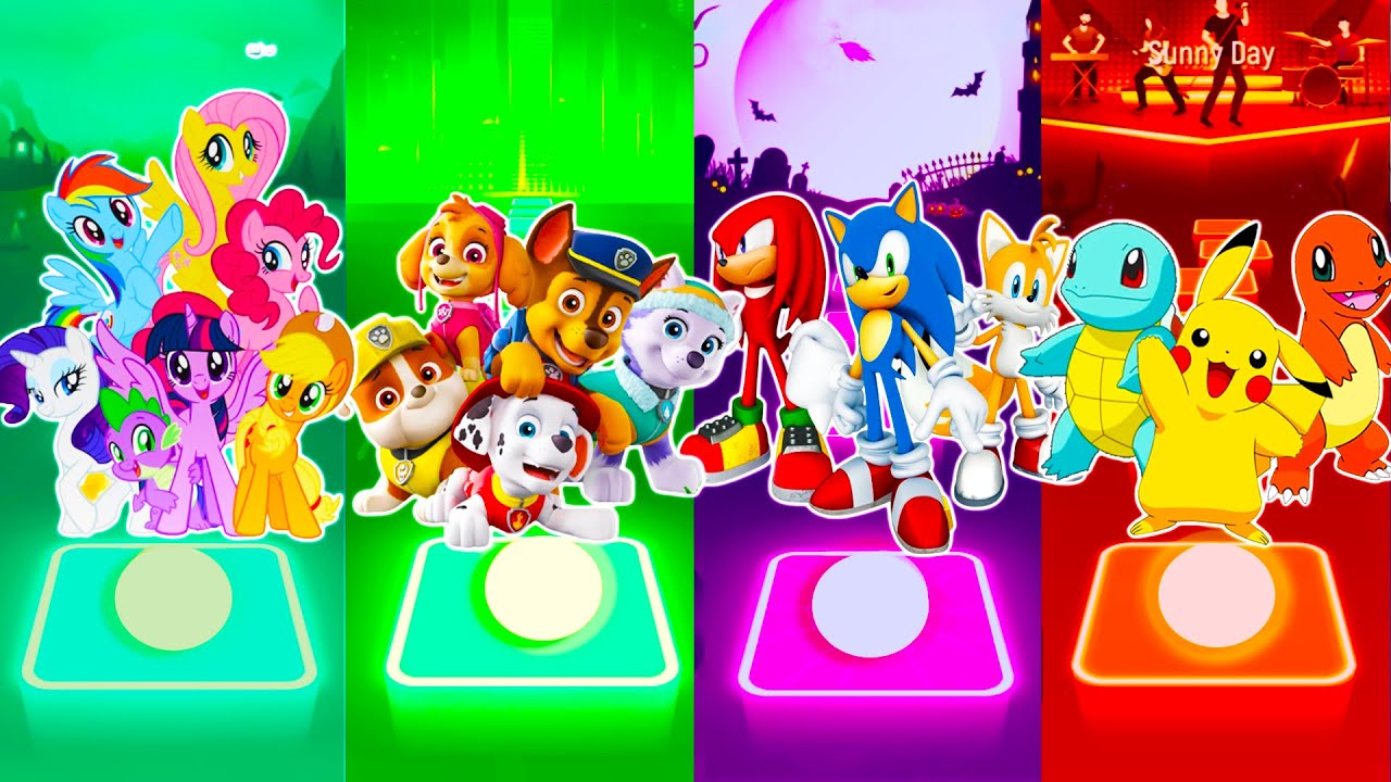 My Little Pony Team - Paw Patrol Team - Sonic Team - Pokemon Team ...