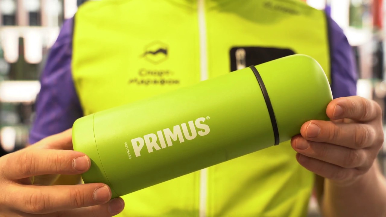 Термос Primus Vacuum Bottle 500 Leaf Green за 30 секунд - YouTube
