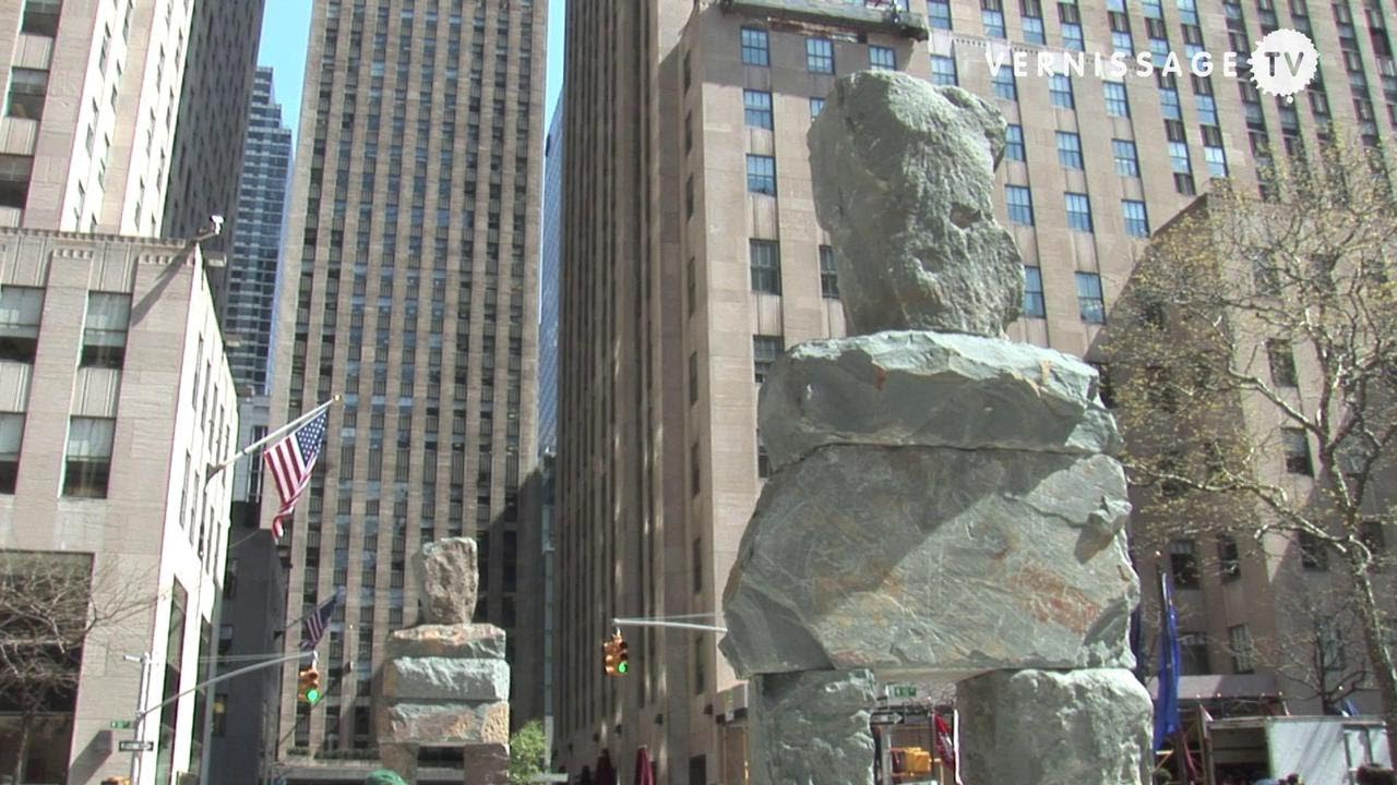 Ugo Rondinone: Human Nature / Rockefeller Plaza, New York - YouTube