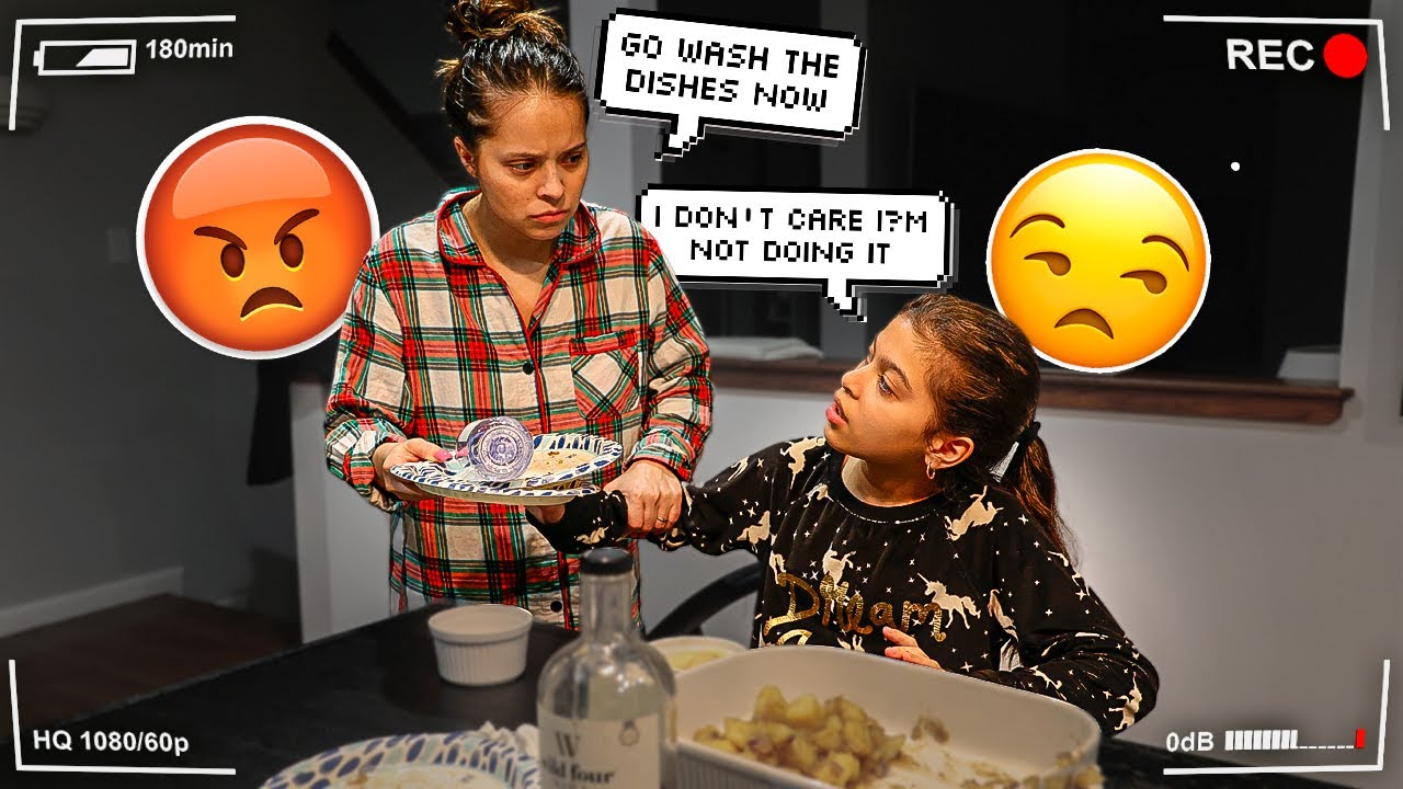 11 Yr Old Daughter DISRESPECT MOM * Mom Loses It * - YouTube