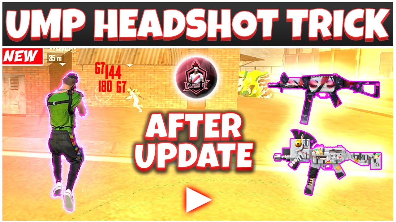 Ump Headshot Trick In Free Fire | Ump Headshot Setting | Headshot Trick ...