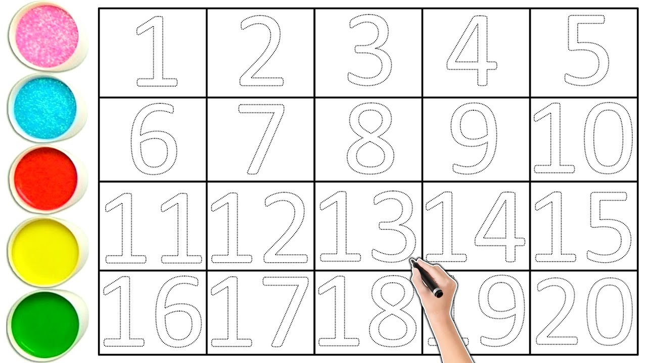 Teaching Kids to Count: 123 and 1-20 Numbers Study Session - #29 - YouTube