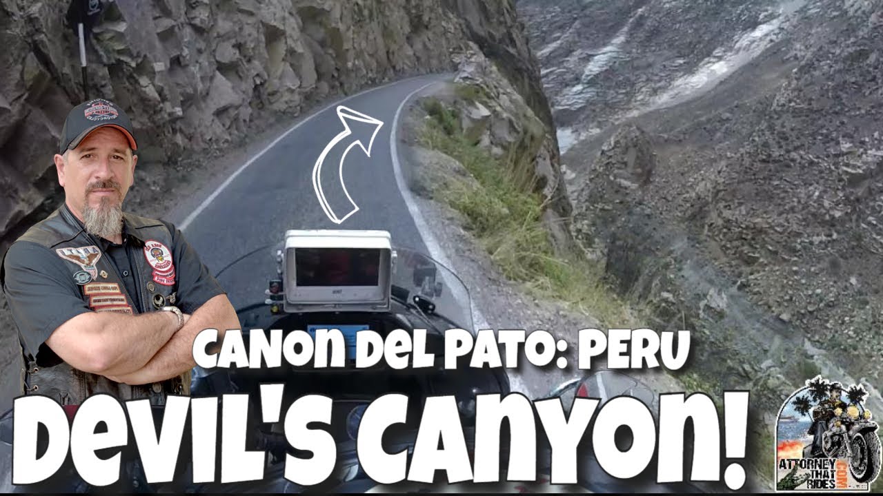 World's Dangerous Road in Peru: El Cañon Del Pato - YouTube