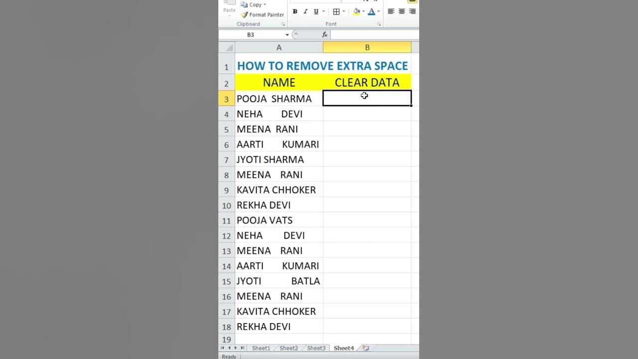 How To Remove Extra Space In Excel Extra Space shortvideo youtubeshortsvideo how-to-remove-extra-space-in-excel-extra-space-shortvideo-youtubeshortsvideo