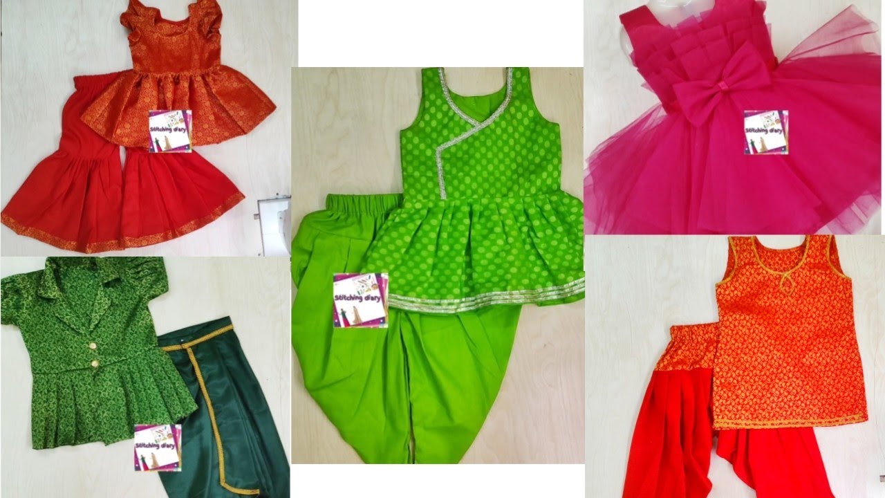Self stitched baby dress designs | Baby dress design | DIY baby dresses ...