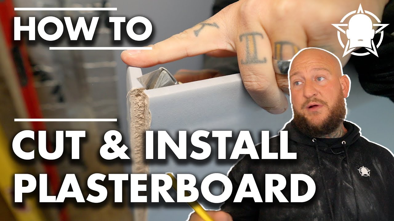 HOW TO CUT PLASTERBOARD / DRYWALL #quick #howto - YouTube
