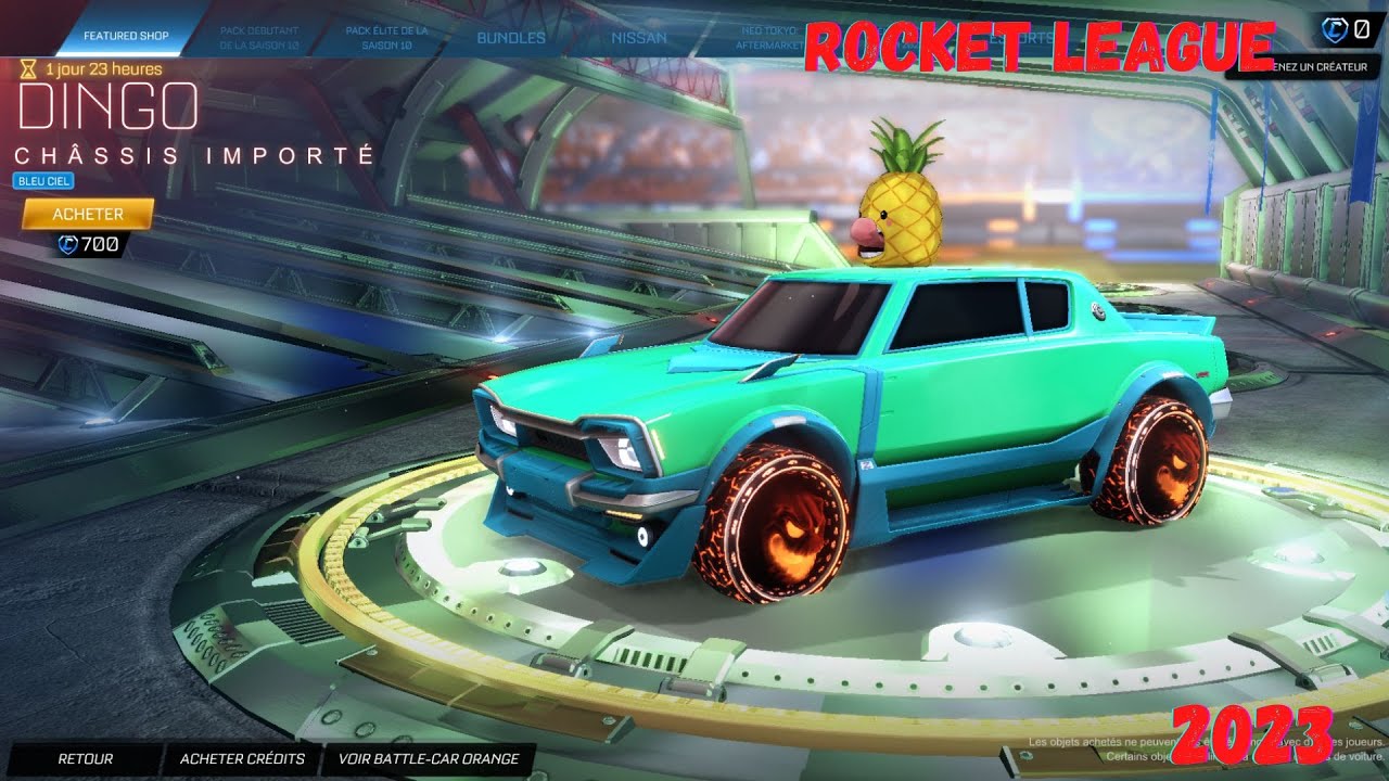 *NEW* DINGO AUTO BOUTIQUE 27 MARS 2023 ROCKET LEAGUE ITEM SHOP BOUTIQUE ...