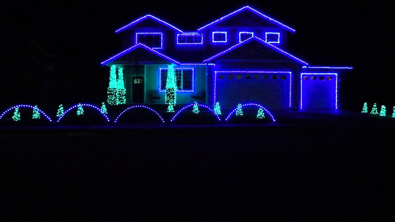 Seahawks Tribute 2013 by Emerald Way Lights - YouTube