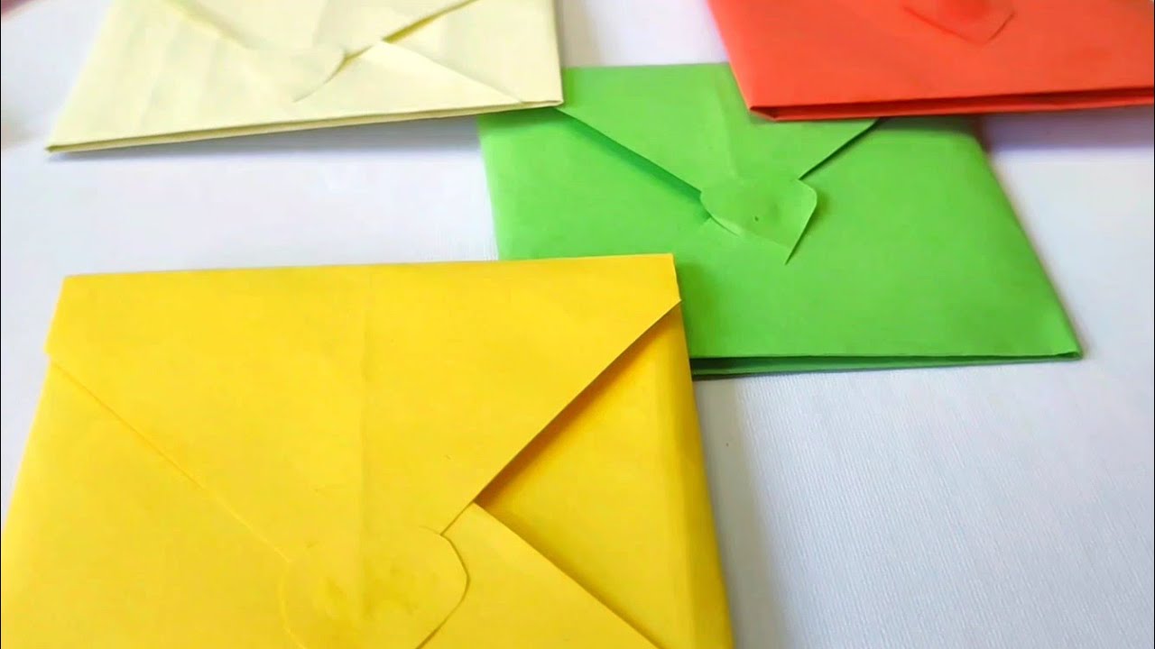 How to make letters from origami paper easy & simple - YouTube