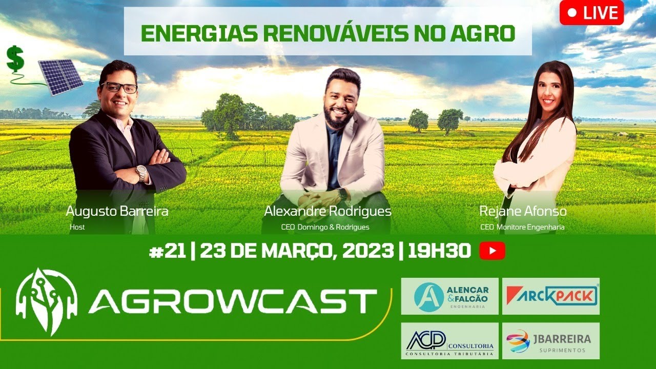 AGROW CAST EP 21 - ENERGIAS RENOVÁVEIS NO AGRO - YouTube