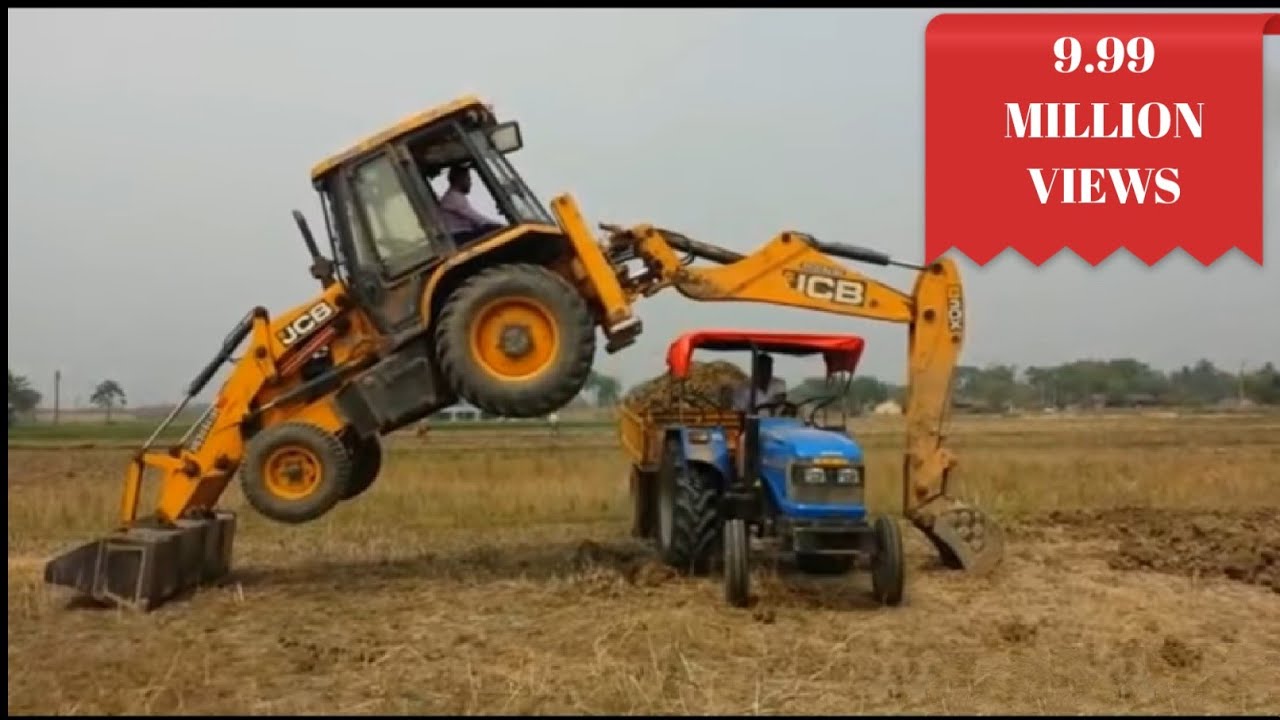 Amezing JCB Backhoe Loader Video In India | JCB Video India - YouTube