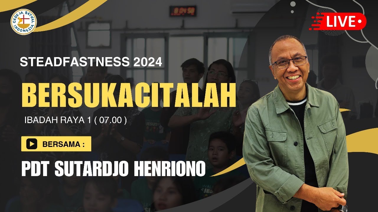 Ibadah Raya 1 bersama Pdt. Sutardjo Henriono dengan tema ...