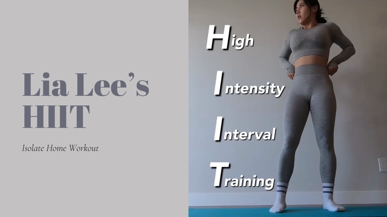 이리아 l 오늘의 홈트 l Lia Lee l HIIT at home - YouTube