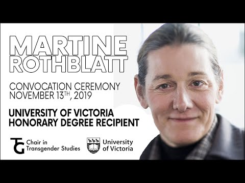 Dr. Martine Rothblatt - Convocation Ceremony - YouTube