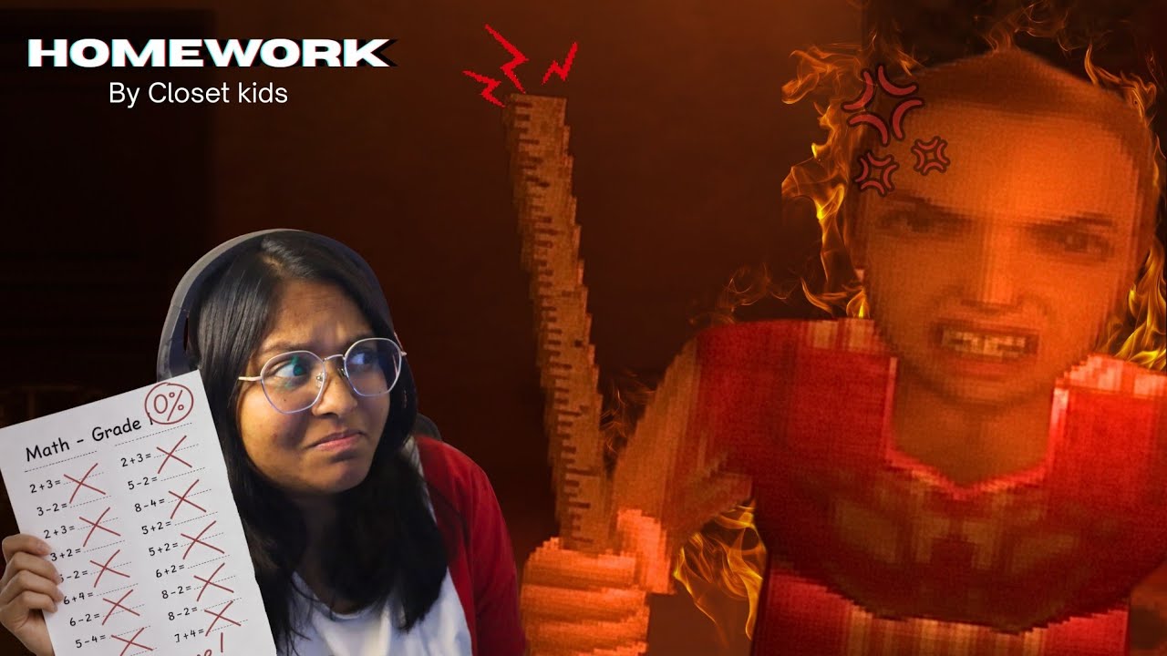 HOMEWORK - Indie Horror Game (Both Endings) | Hindi | Psychological ...