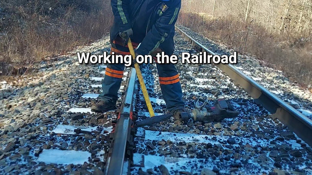 Replacing Missing Track Bolts on the Railroad - YouTube