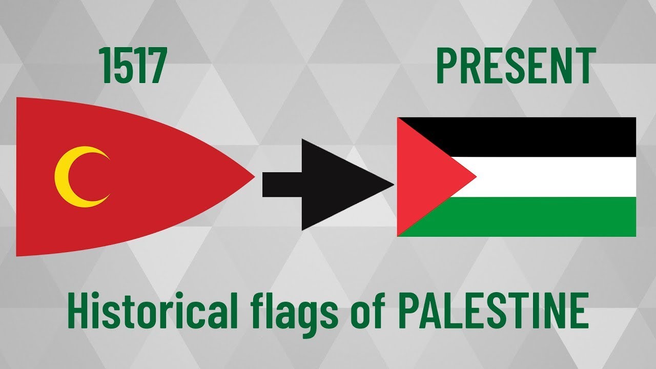 Historical flags of Palestine - YouTube