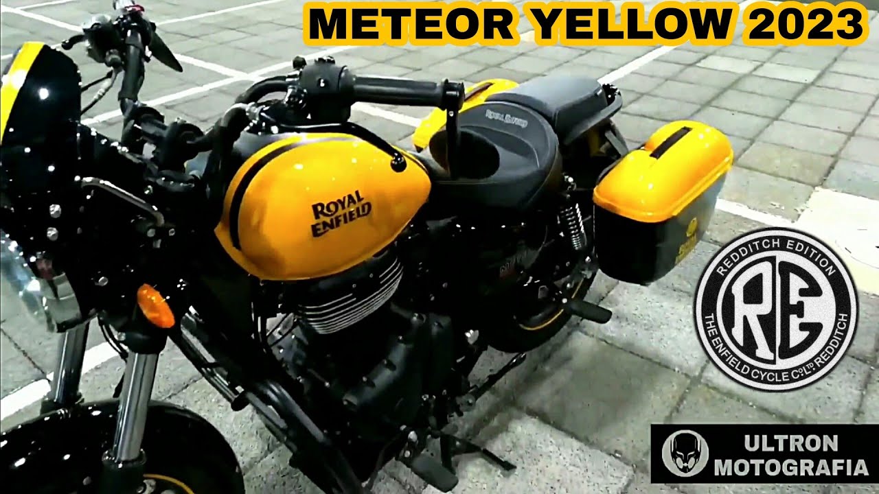 Meteor 350 Fireball Yellow Customizada Remap (Acessórios não estão ...