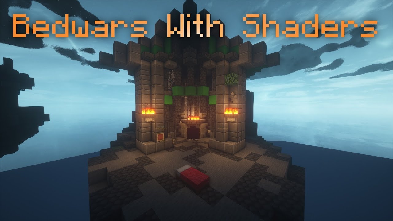 Shaders look so cool! Solo Bedwars - YouTube