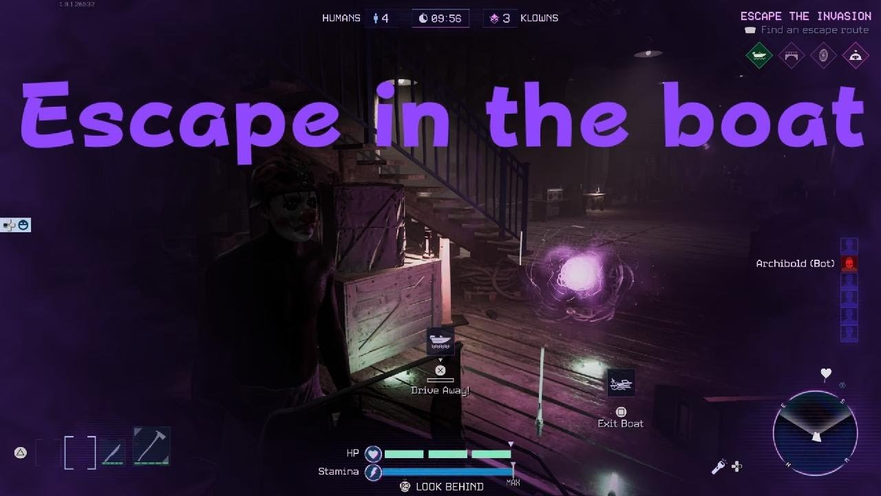 Escape in the boat - YouTube