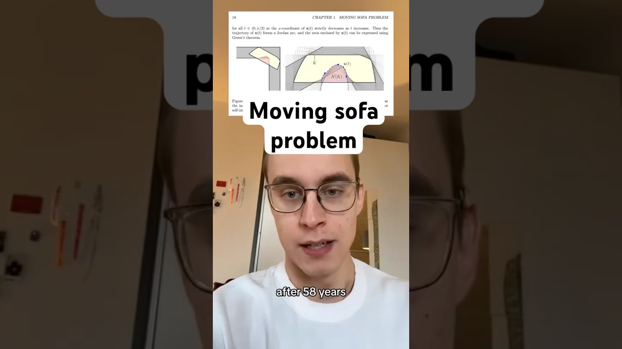 The moving sofa problem, solved ️ #math #mathematics #sofa - YouTube