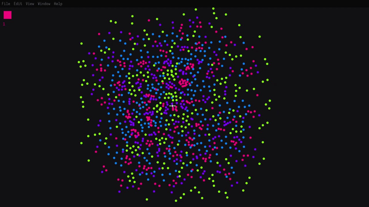 Life Engine - Biology-like reactions with particles. - YouTube