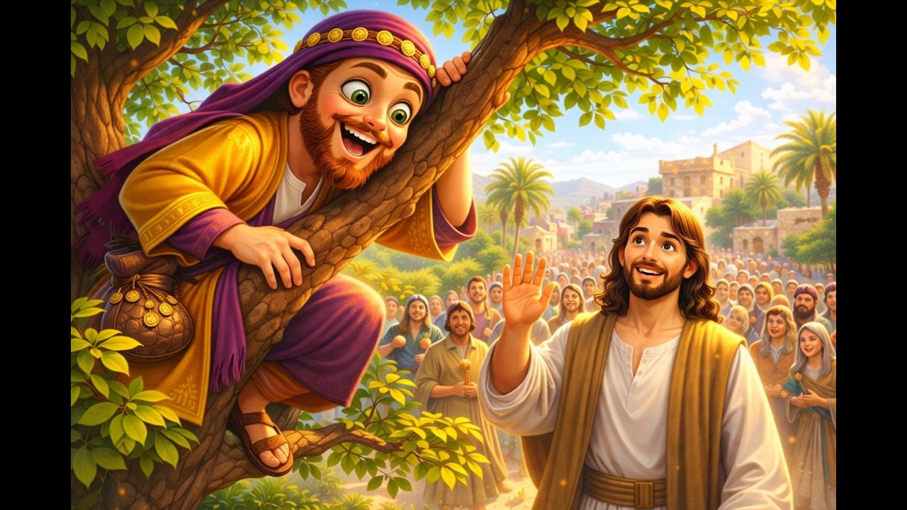 The Story of Zacchaeus | Animated Bible Movie - YouTube