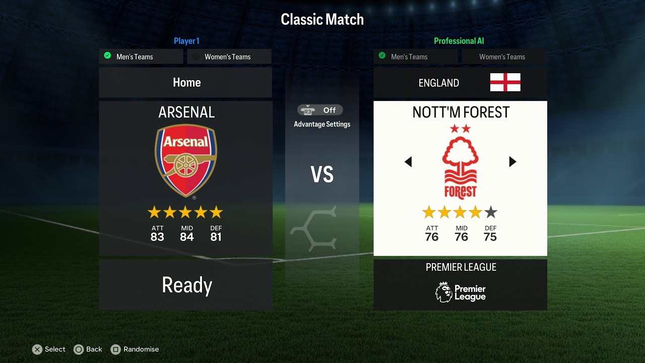 FC24 | Arsenal vs Nottingham Forest FC | Saka Skills |EPL #ps5 #skills ...