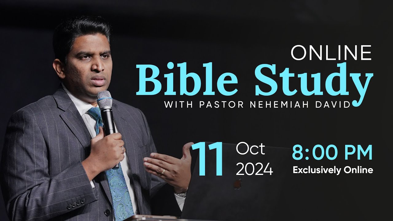Bible Study w/ Ps. Nehemiah David | 11 Oct | @faithcenter_in - YouTube
