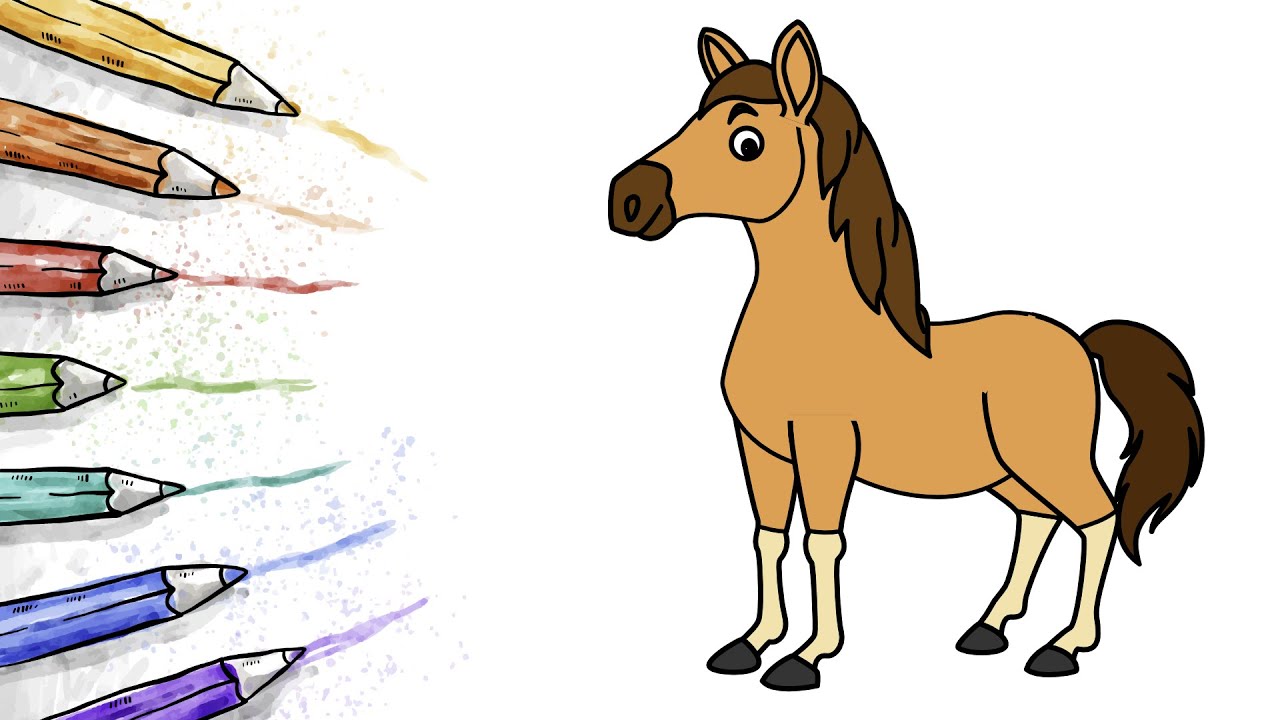 Jak narysować konia krok po kroku. Rysowanie konia - YouTube