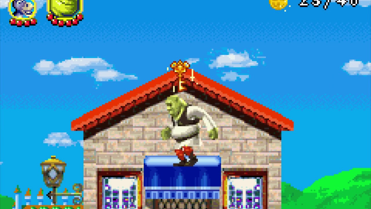 Let's Play Shrek 2 (GBA) - Part 3 - Leaving Town - YouTube
