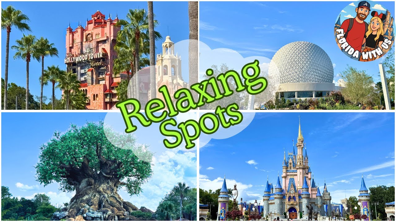 Secret Places to Relax at Disney World 😌 | Escape the Crowds in Every ...