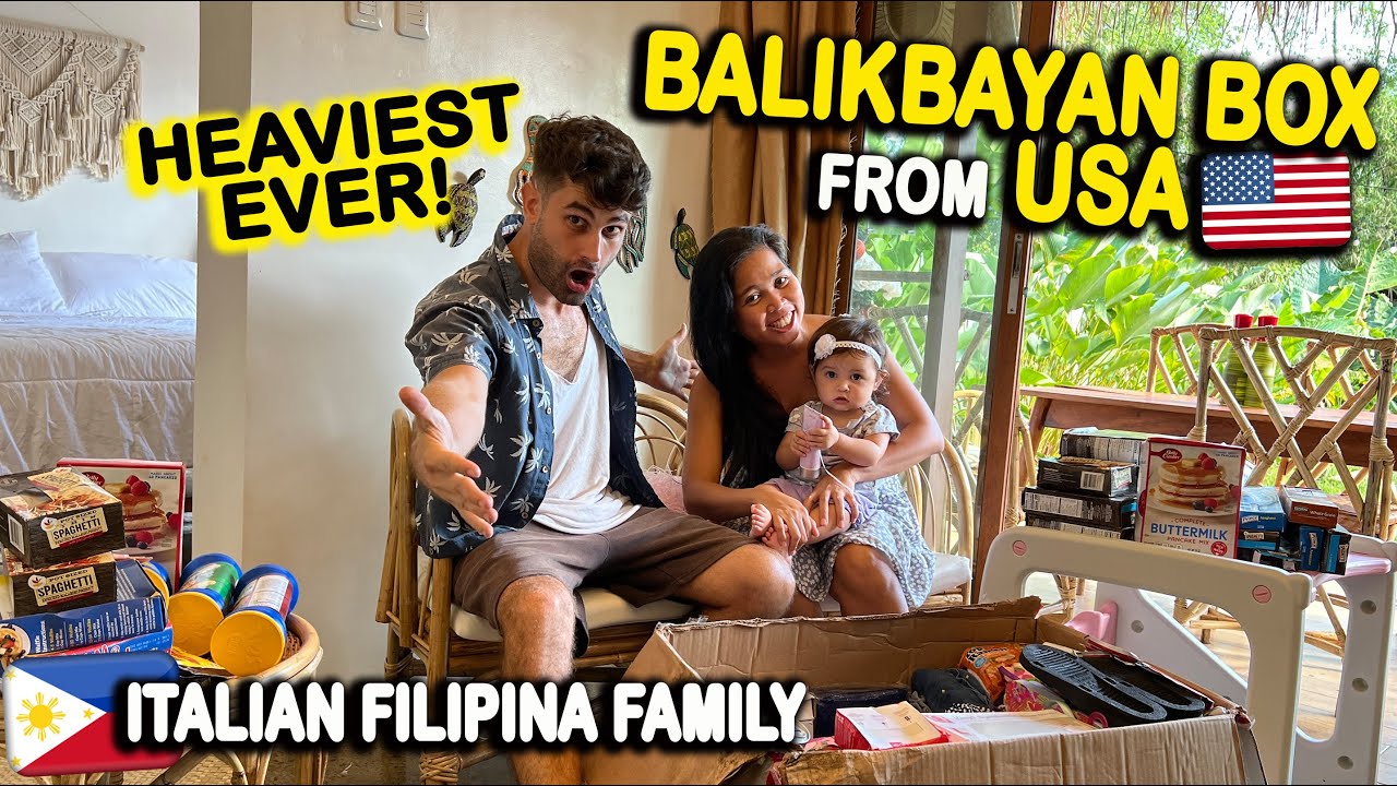 Our Heaviest Balikbayan Box Ever From USA! Italian Filipina Family ...
