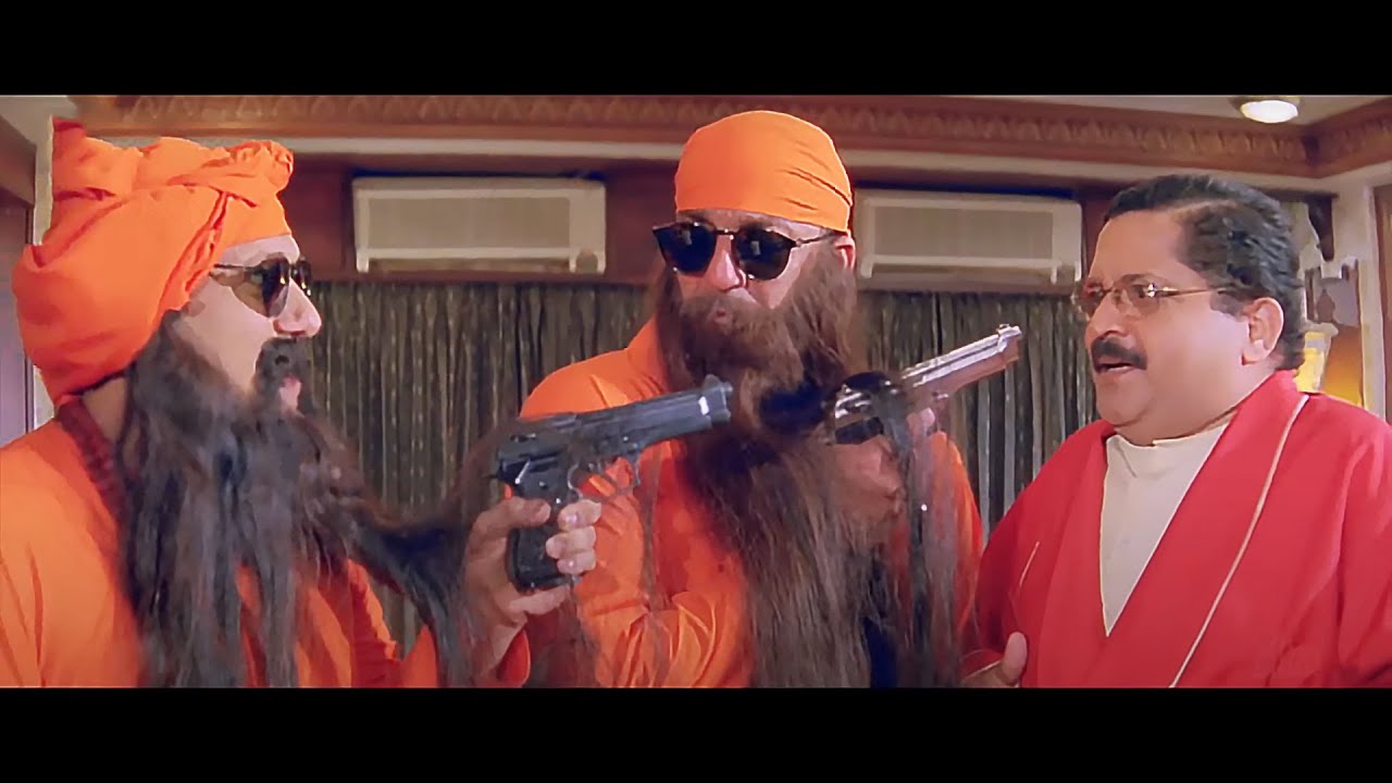 6-6 Goli Wale Baba | Govinda Sanjay Dutt Tiku Talsania Bank Robbery ...